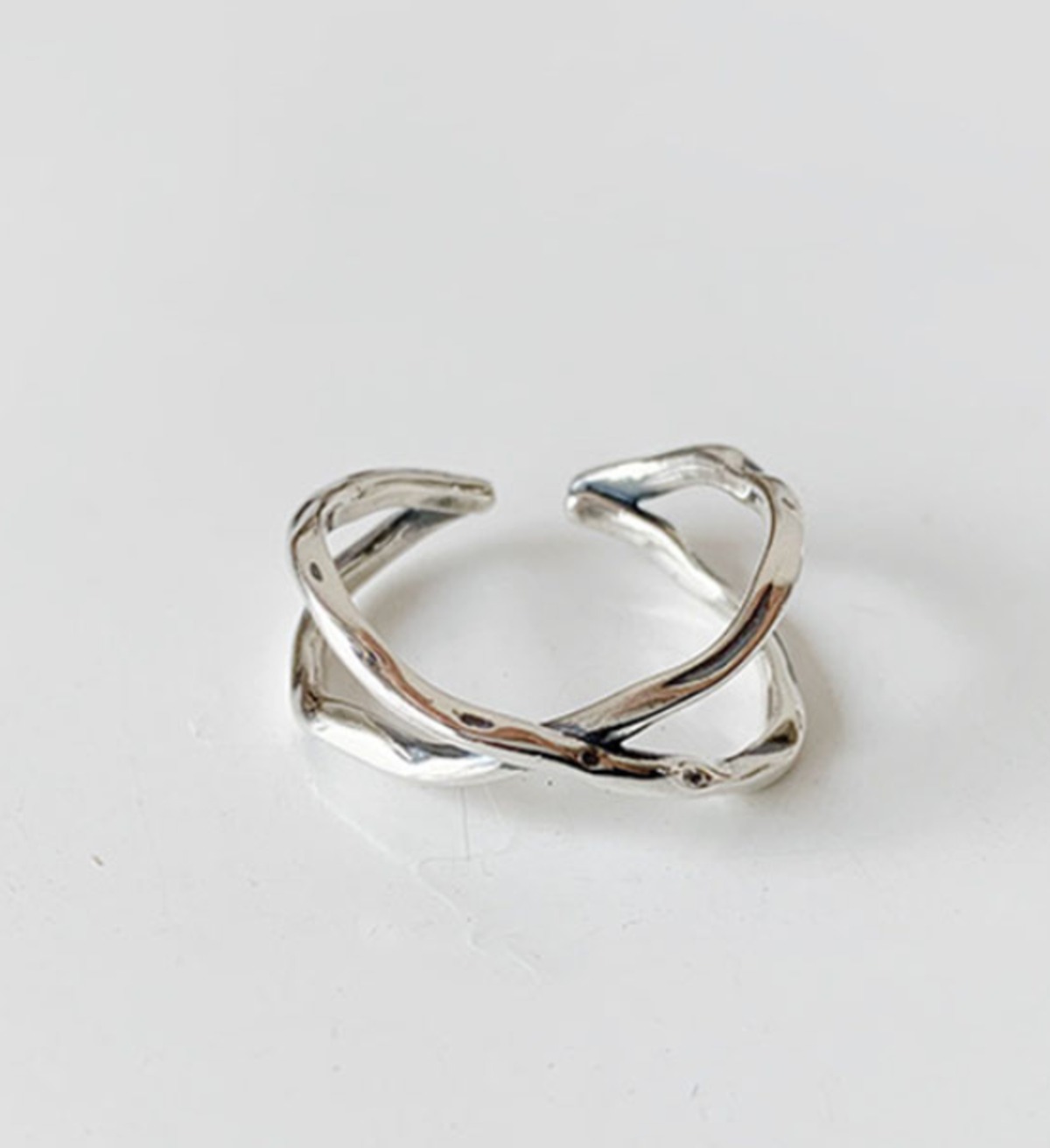 【SR209】Cross motif silver ring＊S925 | Tervento
