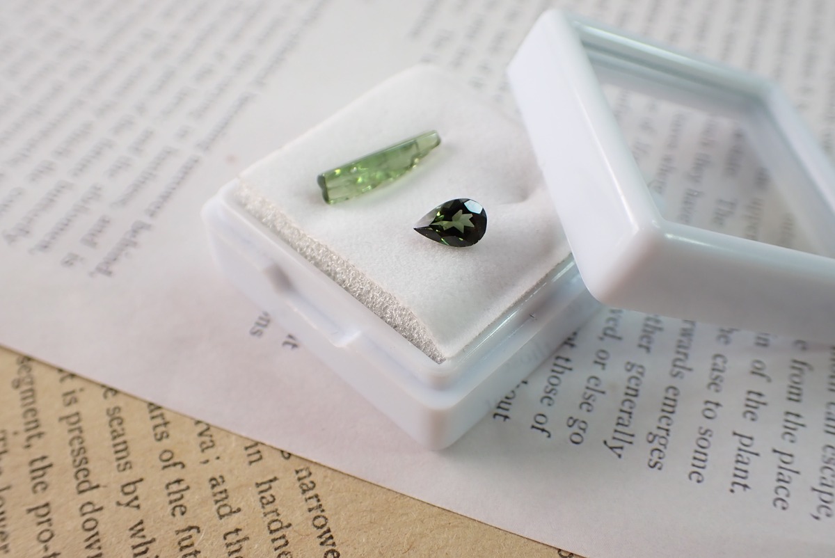 【原石セット】トルマリン 0.35ct/0.74ct [C2‐128] | differencee(ディファレンシー)