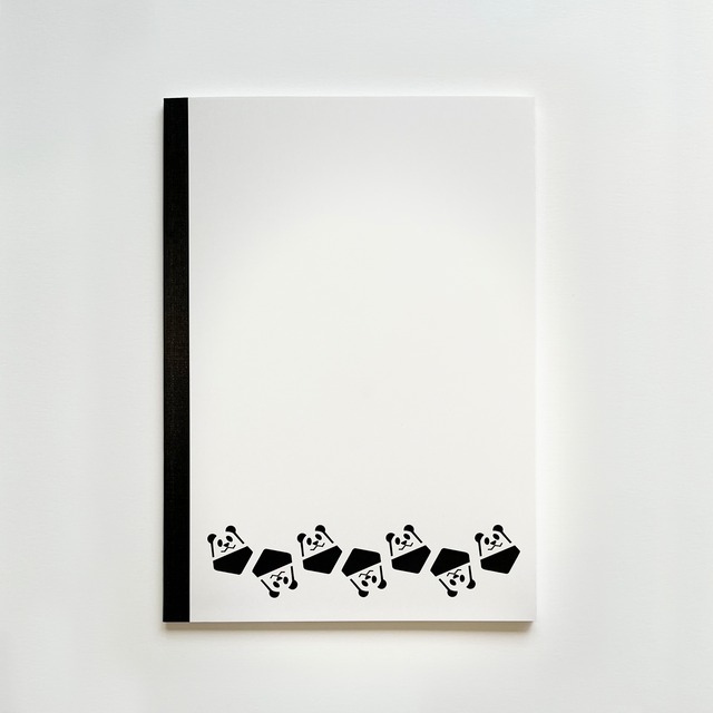 【方眼5mm】切り抜きパンダノート | Panda Note