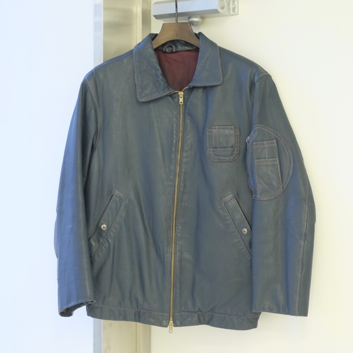 OLD PILOT LEATHER JACKET | STRAYSHEEP ONLINE