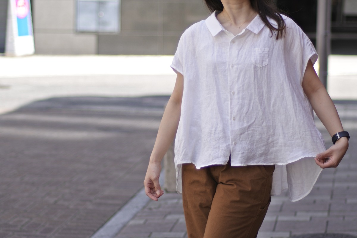 【ORDINARY FITS】LINEN BARBER NOSLEEVE SHIRTS | theater(シアター)