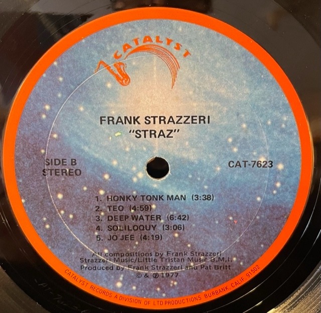 FRANK STRAZZERI "STRAZ" LP | EAD RECORD