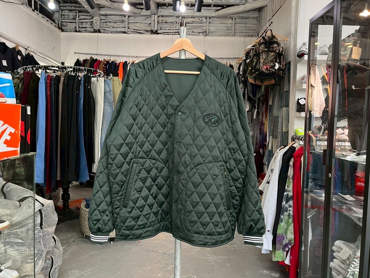 KITH QUILTED LINER JACKET OLIVE XL 64659 | BRAND BUYERS OSAKA