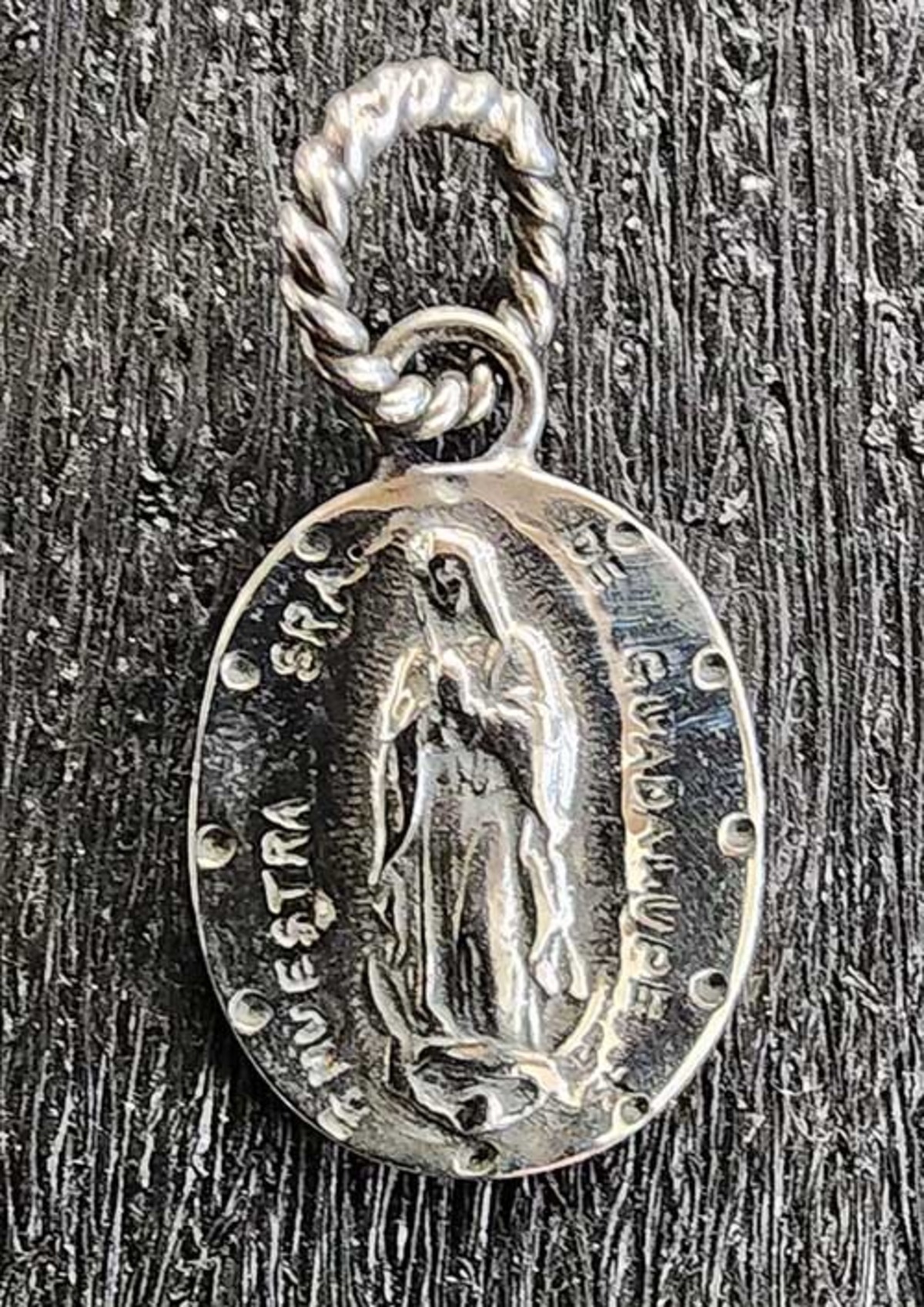 20NT-KM010 : PENDANT / GUADALUPE MARIA | Kustomhood Accessories " galcia