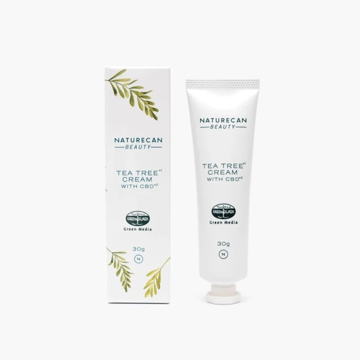 NATURECAN×グリーンフラスコ CBDティーツリークリーム 30ml | bmsaromacare