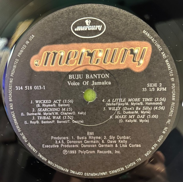 Buju Banton – Voice Of Jamaica (LP) | oleo Records