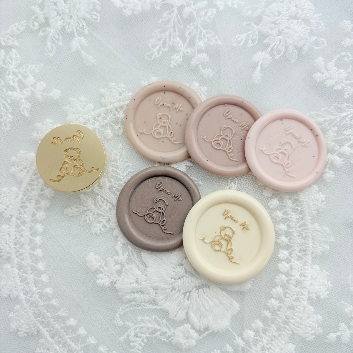 オリジナルシーリングスタンプヘッド《くま / openme》 | kanadehandle