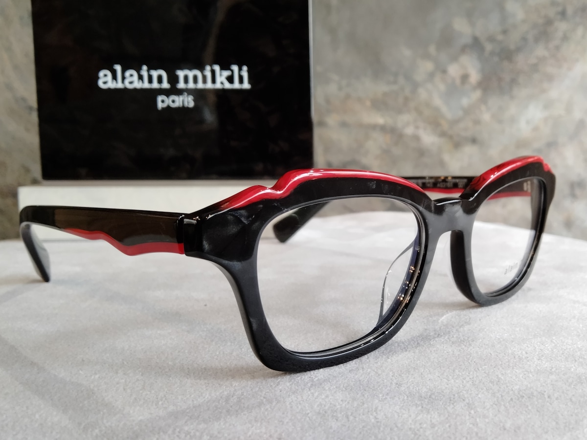 alain mikli paris（アランミクリ）『A03166』001/NOIR MIKLI‐ROUGE MIKLI（lens:demo ...