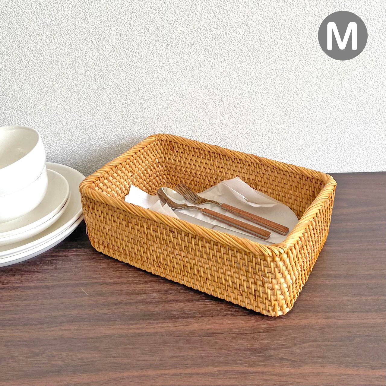 ラタン バスケット Mサイズ（RTA-771M） | Naturalsoul
