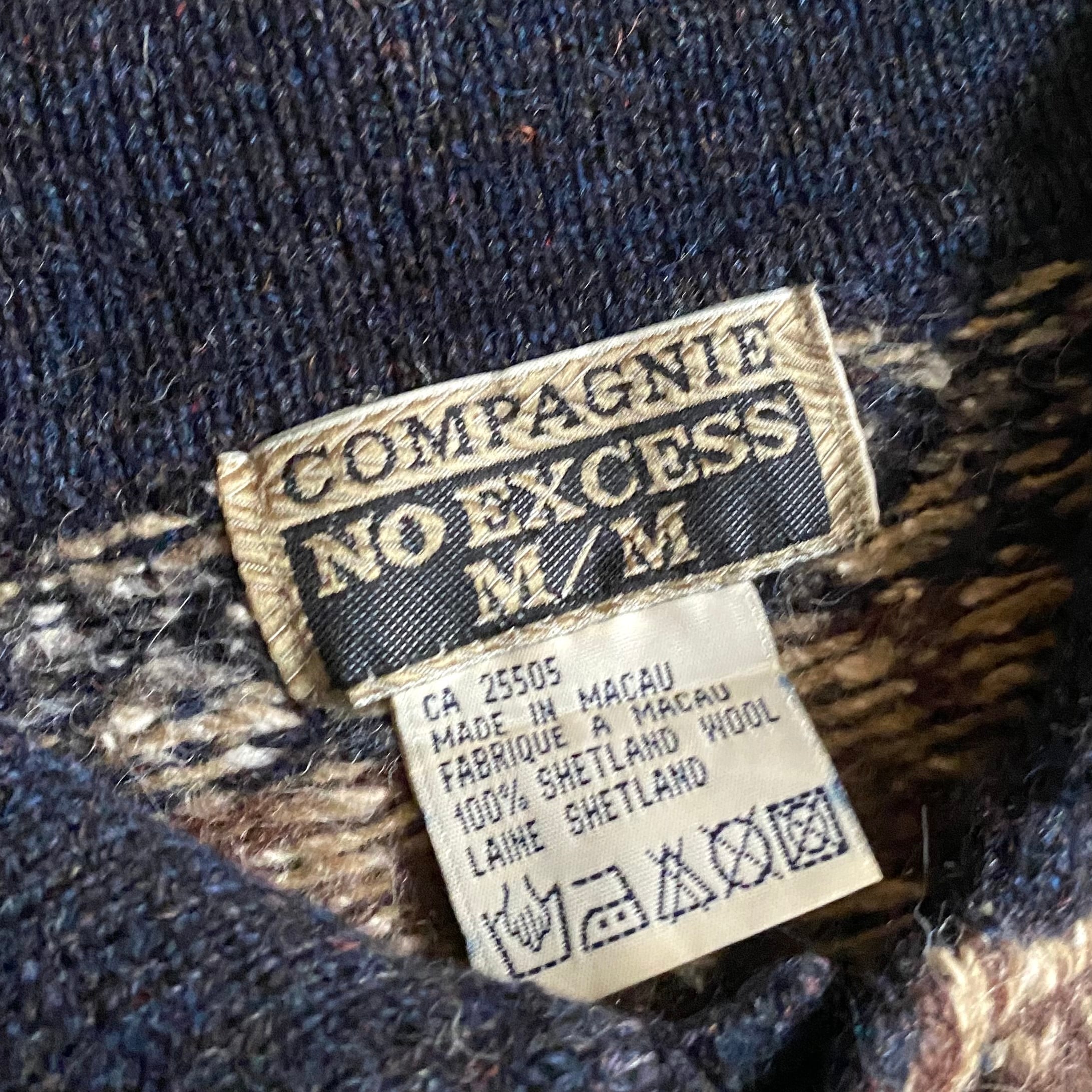 COMPAGNIE MADE IN MACAU KNITPULLOVER ニット 古着 古着屋 COMPAGNIE MADE IN MACAU KNITPULLOVER ニット 古着 古着屋