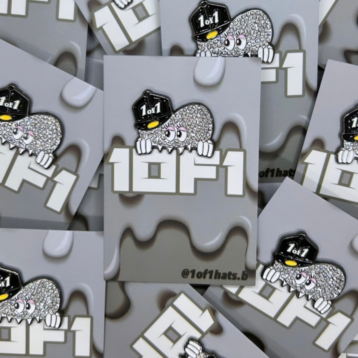 Hat Pins "Crystal Boo" | 1 of 1 Hats