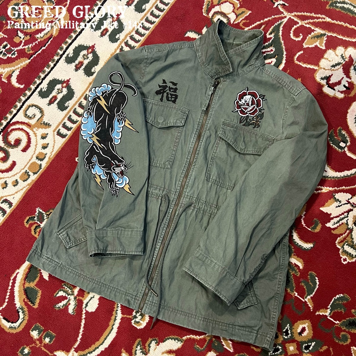 GREED GLORY "Painting" Military Jkt #148 | GREED GLORY