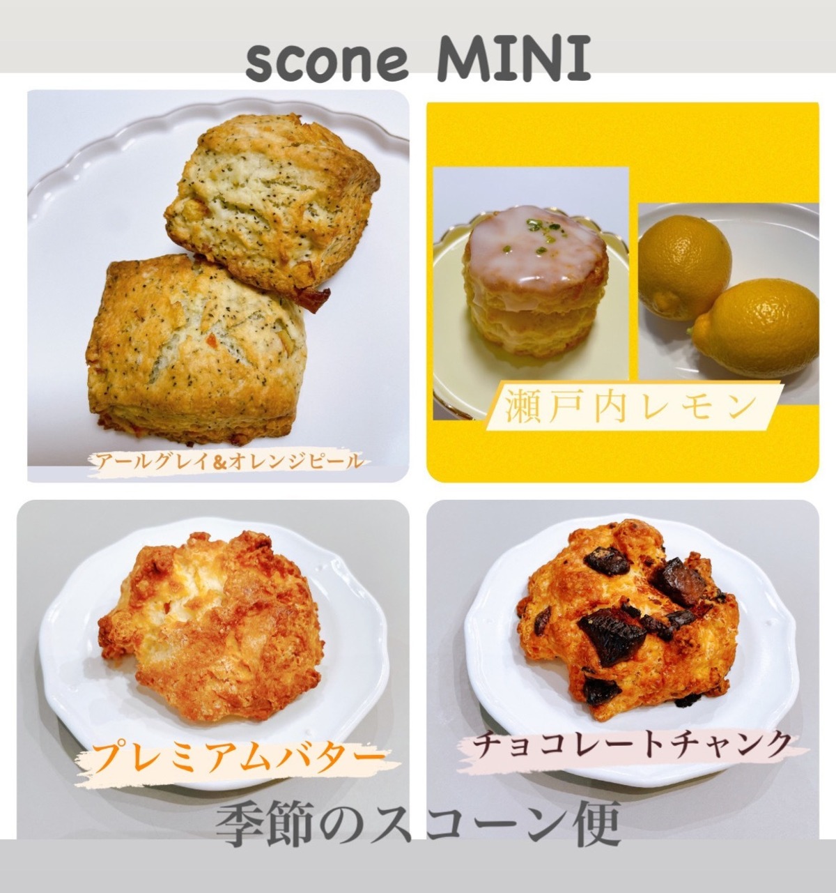 scone MINI 季節のスコーン4種7個セット | scone MINI