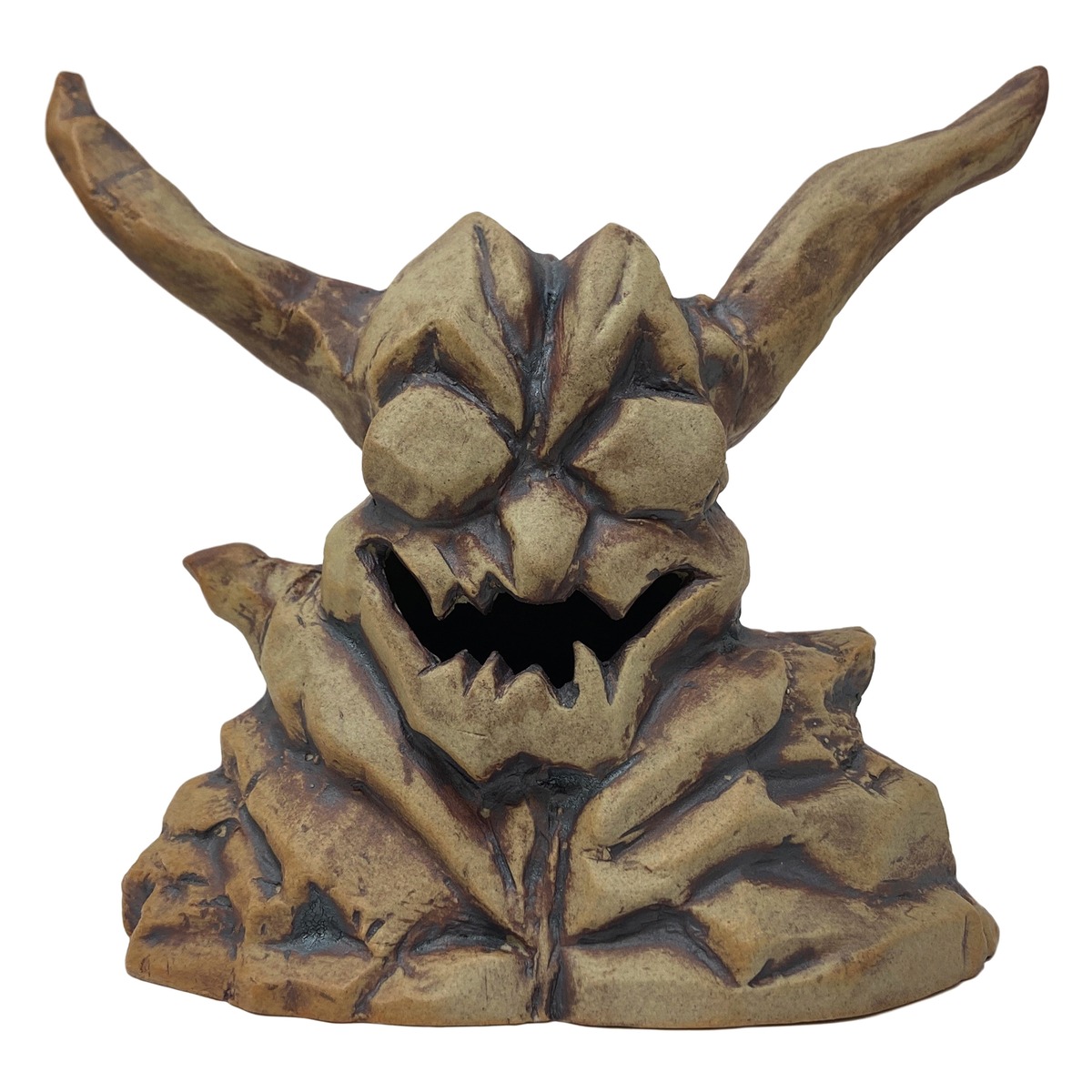 DEVILMAN x CATANA “DEMONS MASK” Ceramic Incense Chamber -BROWN- | CATANA