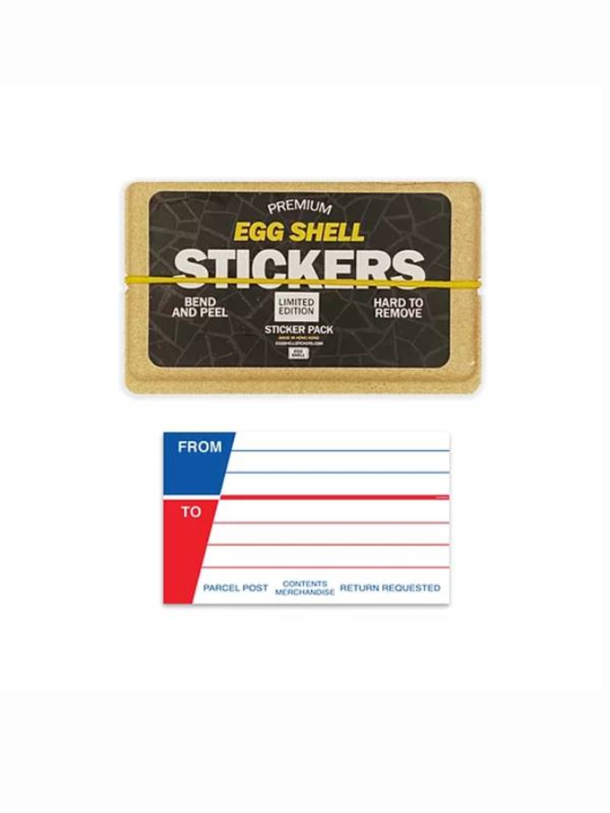 限定品 Egg Shell Sticker Pack Parcel ラベル 50枚セット | エムエスアール・トーキョー