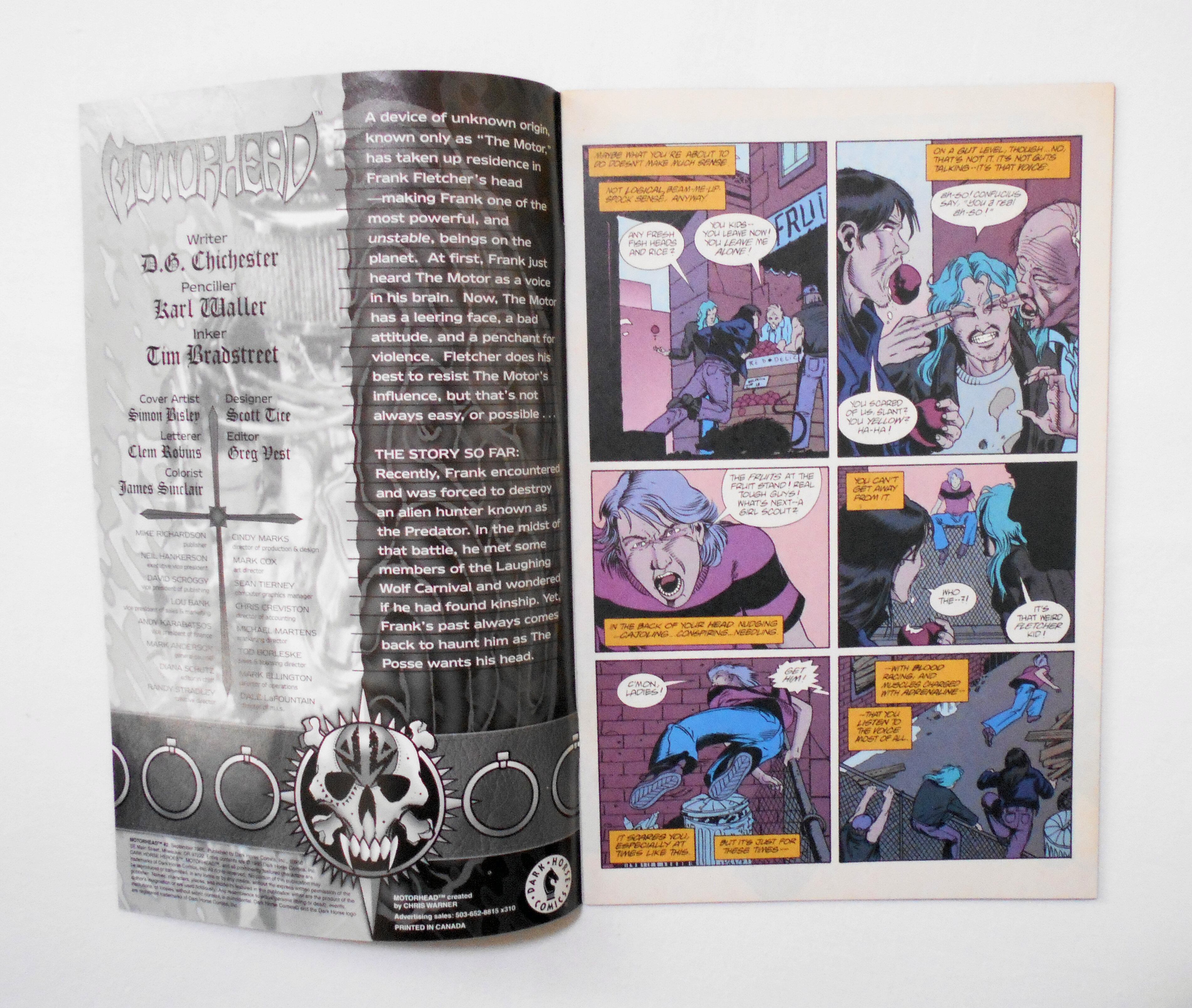 【MOTORHEAD】#2 DARK HORSE COMICS CVR ART by SIMON BISLEY ＜1995年＞ アメコミ ...