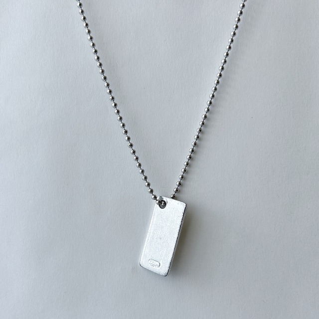 【N5161】Christian Dior tag plate necklace/クリスチャンディオール/ネックレス | vintage ...