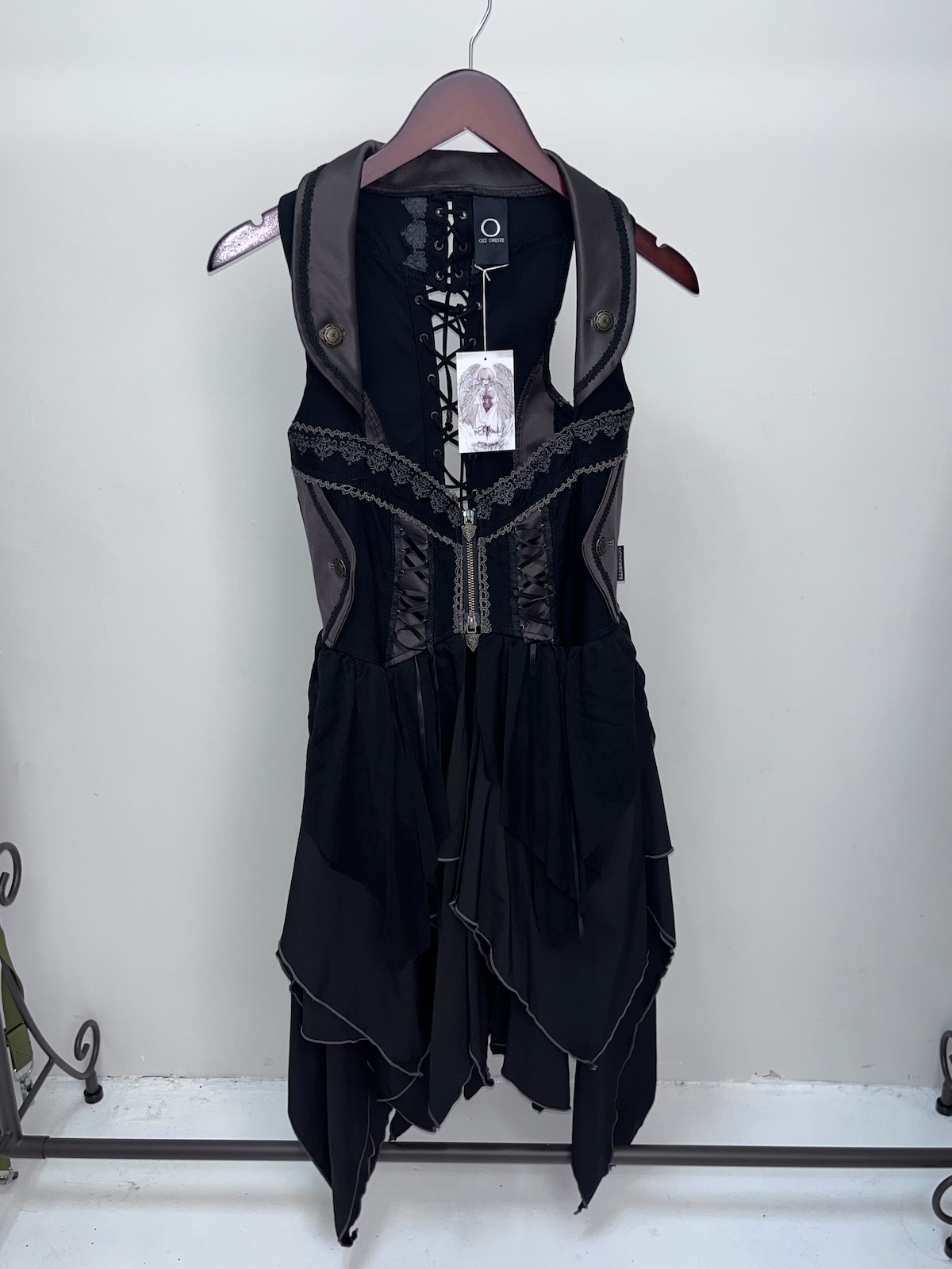 Ozz oneste long vest | abysstokyo
