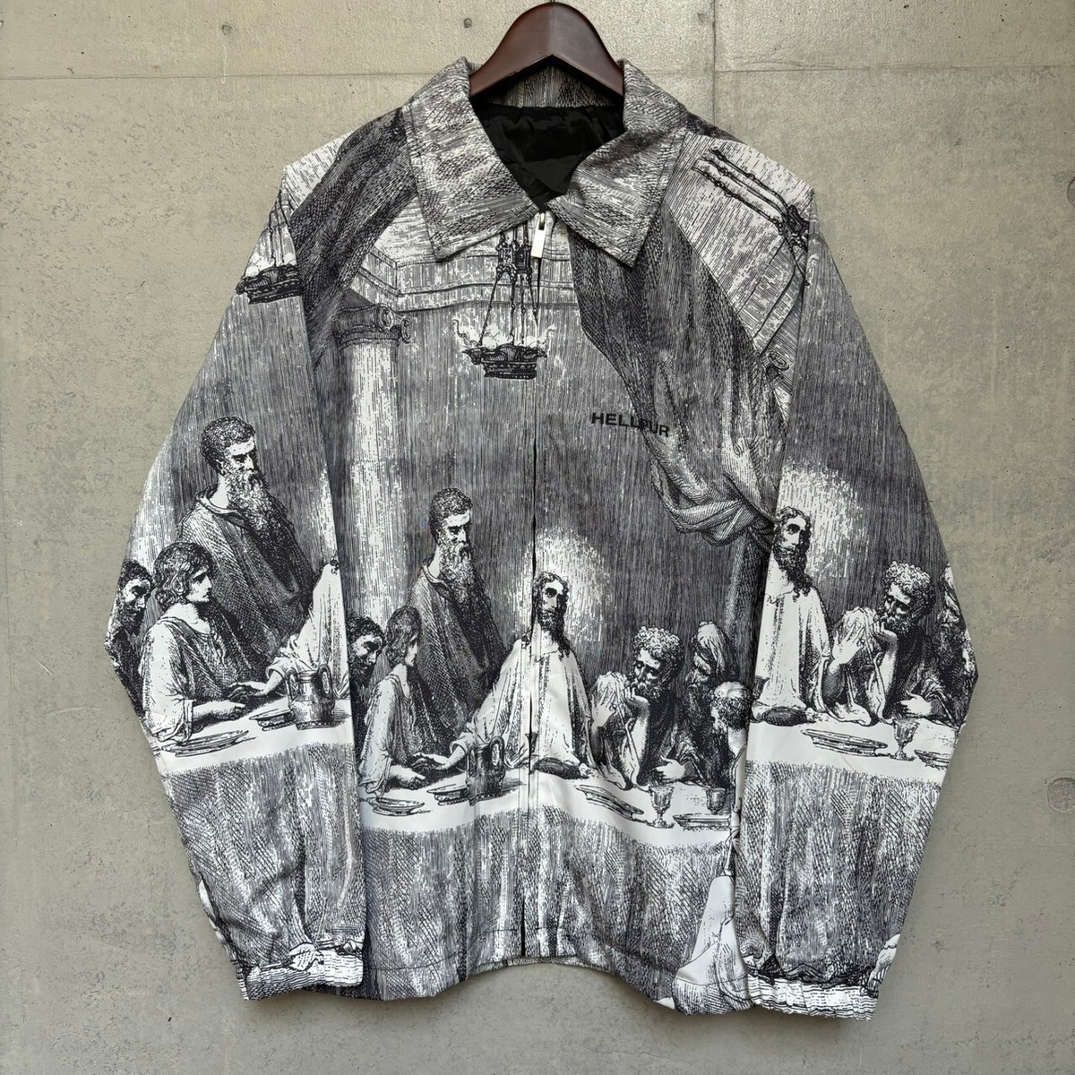 "HELLPUR" All Over Pattern Swing Top "最後の晩餐" | Pigsty Harajuku