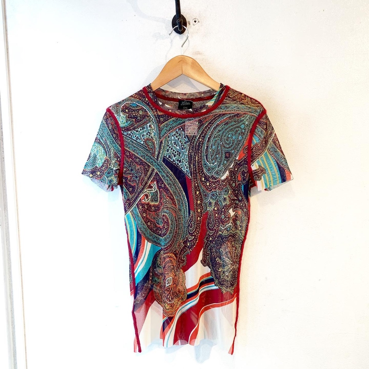 "GAULTIER HOMME" unique pattern powe net cut&sewn | Kissmet