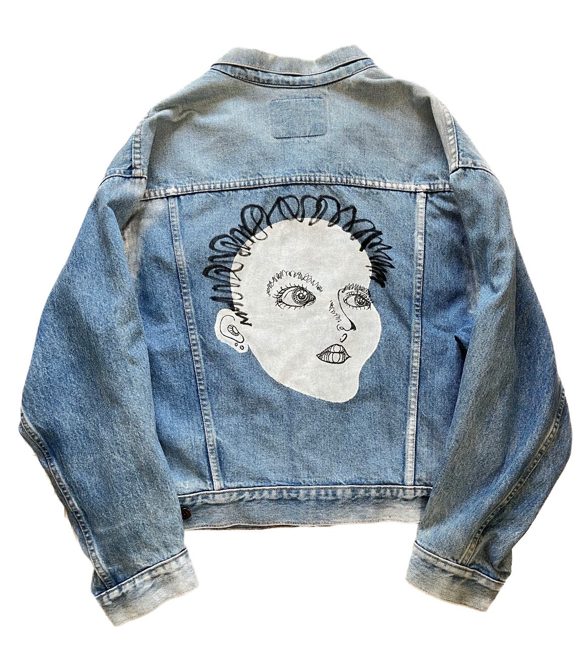 remake paint 「Type-58」-Big face on denim.- | Yusuke Maeda