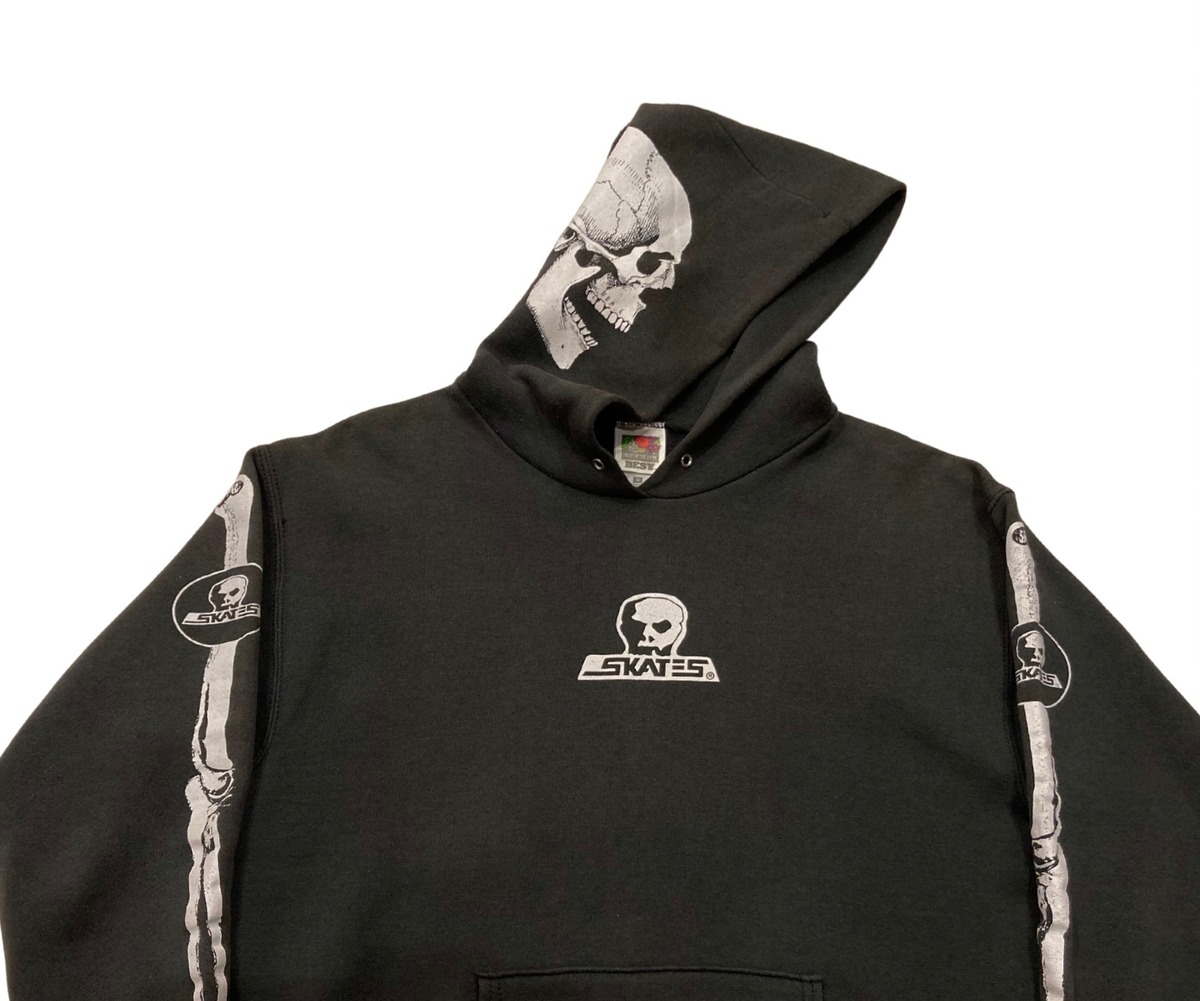 90s SKULL SKATES PARKA FRUIT OF THE LOOM BODY | BLACK BOX STORE