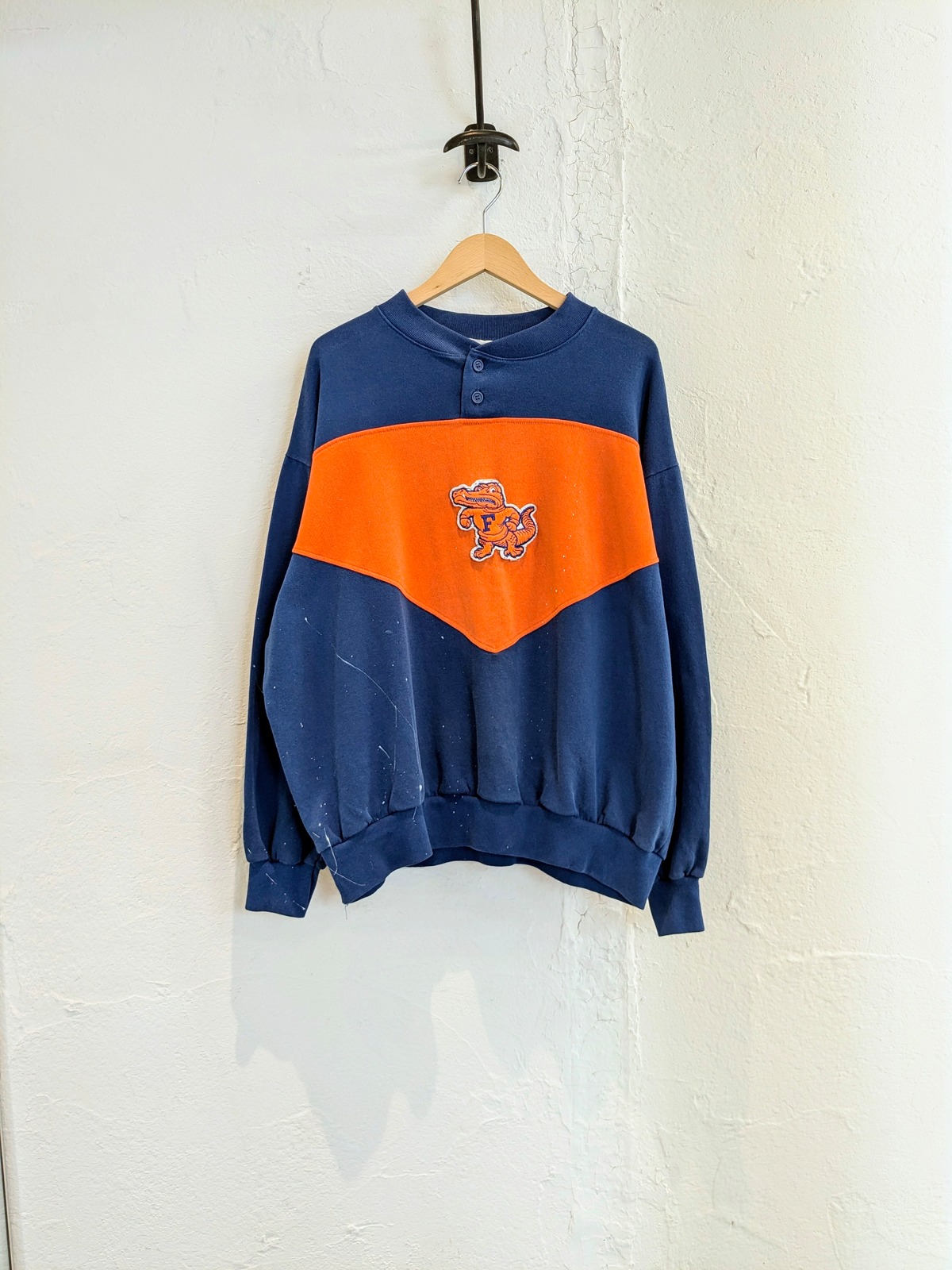 1970's Florida Gators Henry Neck Sweat Shirt | tokiclothing