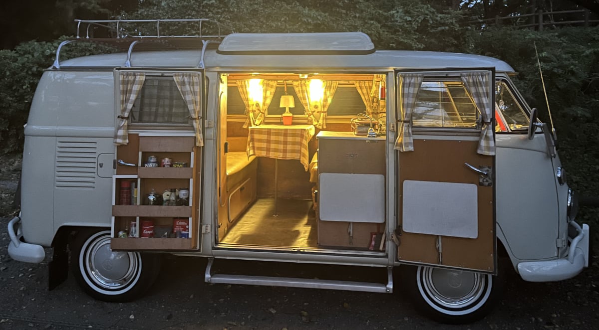 純正柄 ｶｰﾃﾝ VW TYPE2 ｳｴｽﾄﾌｧﾘｱ SO42, SO44（1965-1967） | westy_equipment