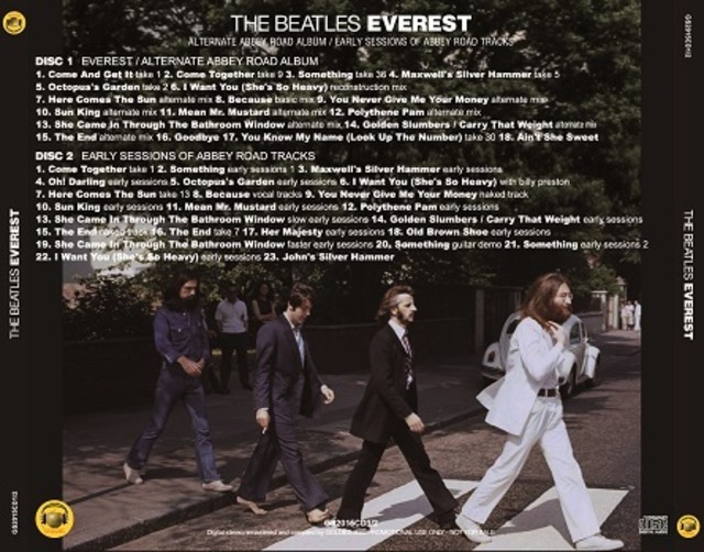 THE BEATLES / EVEREST : ALTERNATE ABBEY ROAD ALBUM (2CD) | BEATNIK GROOVE