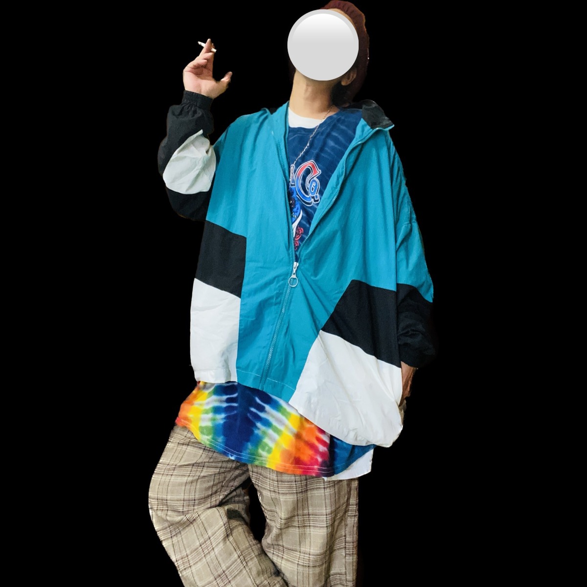 80s 非売品入荷 マルチ切り替え bigサイズ ナイロンジャケット フルシーズン活躍 | ROMP vintage used shop