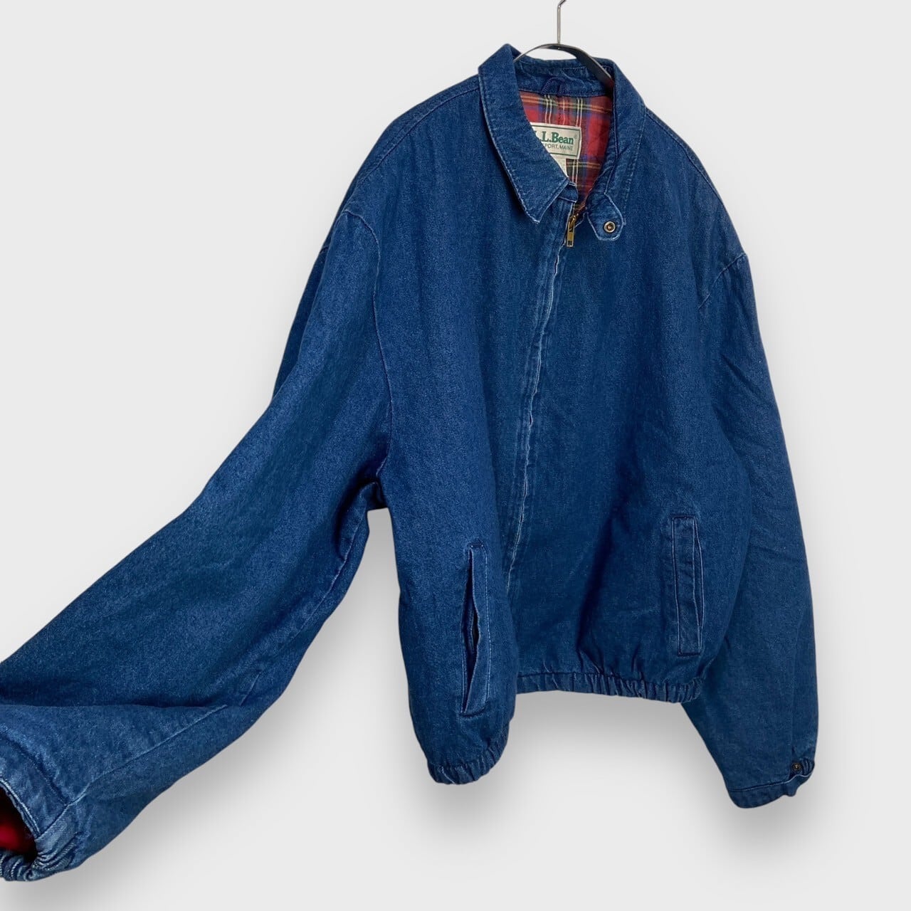 80s USA製 L.L.Bean スウィングトップ 裏地付き インディゴ XL 80s USA製 L.L.Bean スウィングトップ 裏地付き インディゴ XL