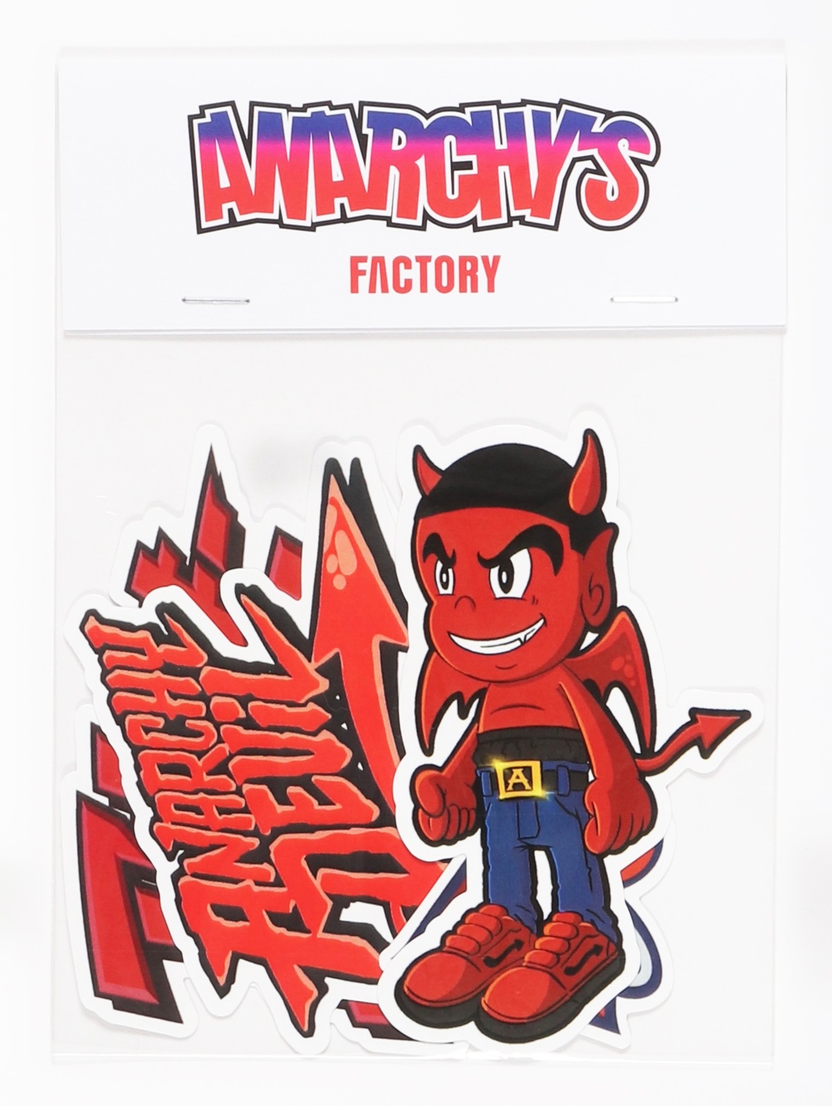 ANARCHY DEVIL STICKER SET | ANARCHY'S FACTORY
