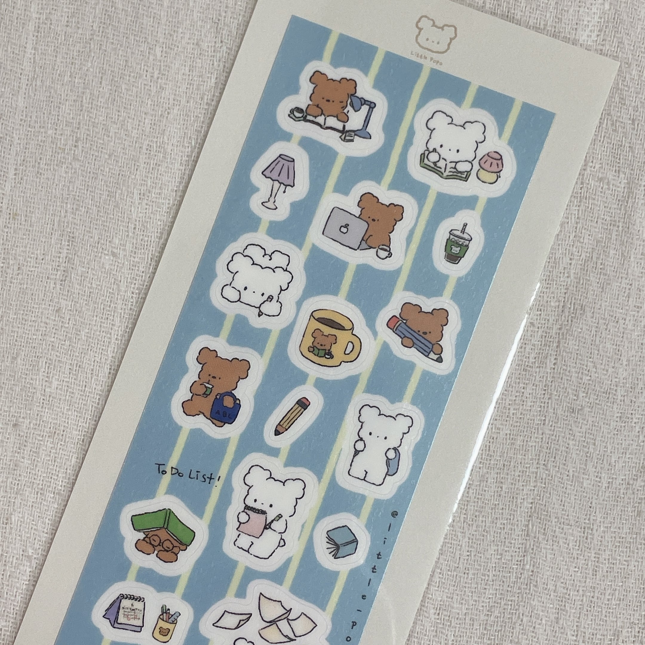 little popo 〔勉強 ステッカー〕 | runcoro room