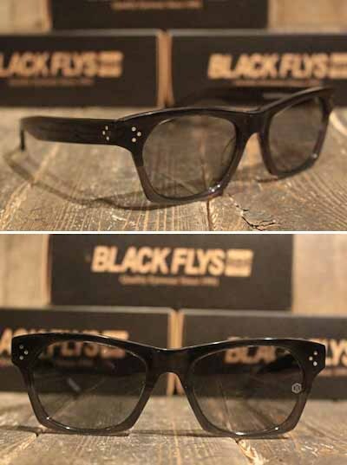 【KUSTOMSTYLE】x【BLACK FLYS】 "FLY KAYDEN" SUNGLASS GREY HAVANA/LIGHT GREY ...