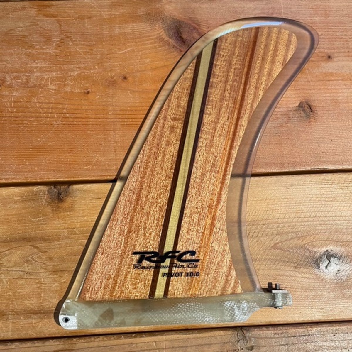 RAINBOW FINレインボーフィン PIVOT 10 WOOD FIN | BLUE SPLASH