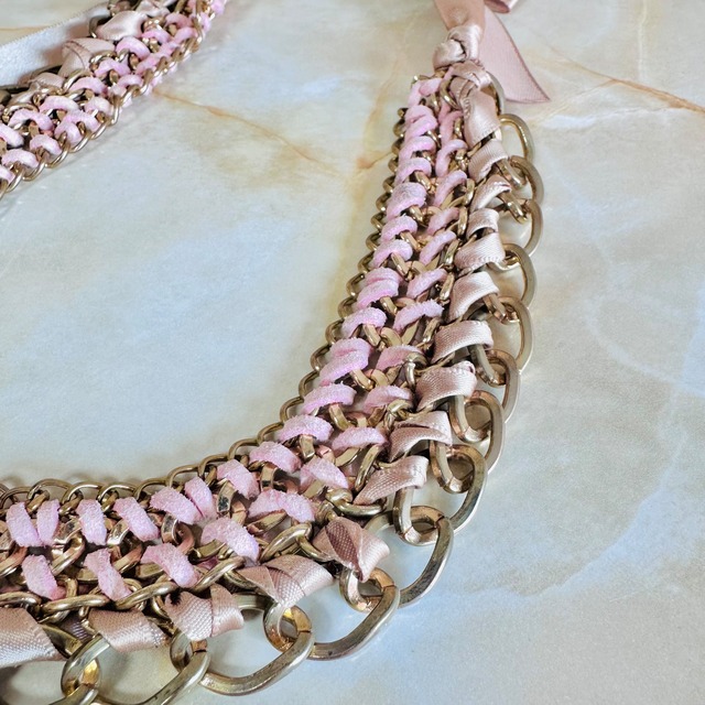 【649】リボンネックレス | BELLA GENTE