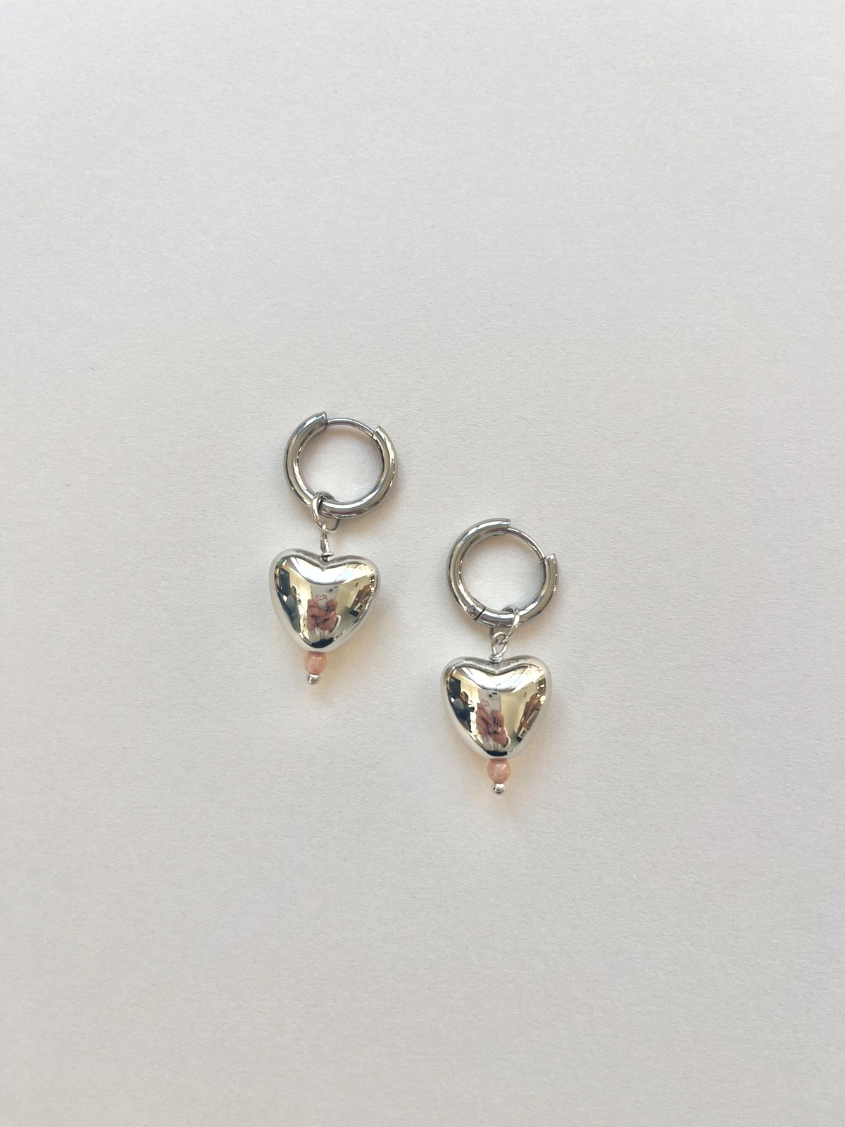 no.009 Silver Heart Pierce | beads club