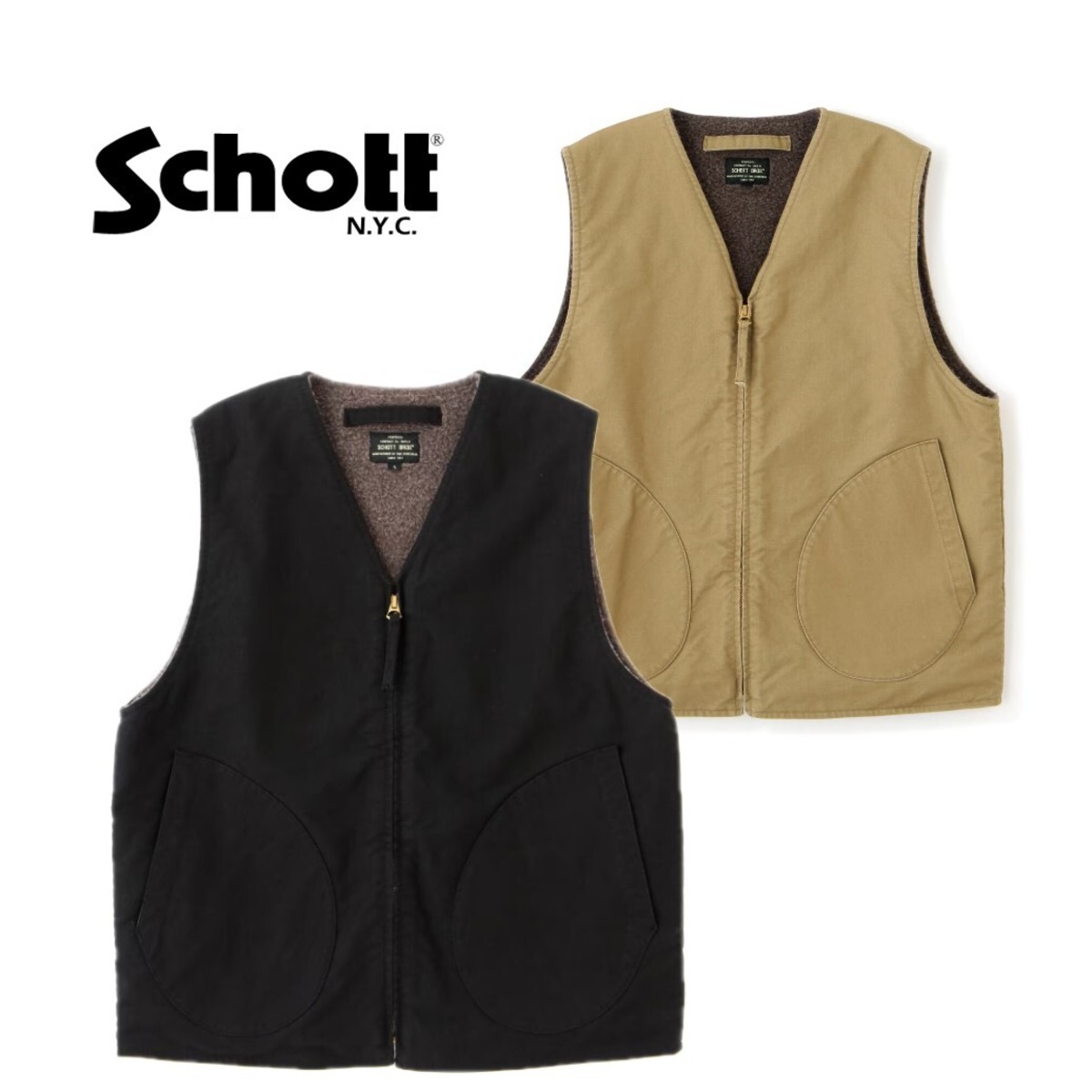 SCHOTT CIVILIAN DECK VEST | Backflow
