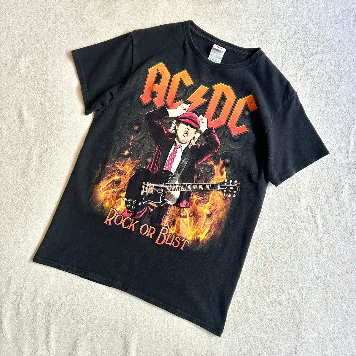 AC/DC 2015's TOUR OFFICAL TEE TSHIRT Tシャツ 古着 古着屋 メンズ古着 レディース古着 蒲田 大田区蒲田古着屋zira zira | zira