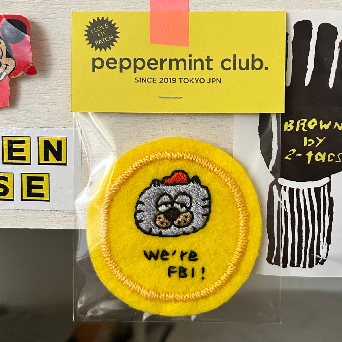 Red cap Patch | peppermint club.