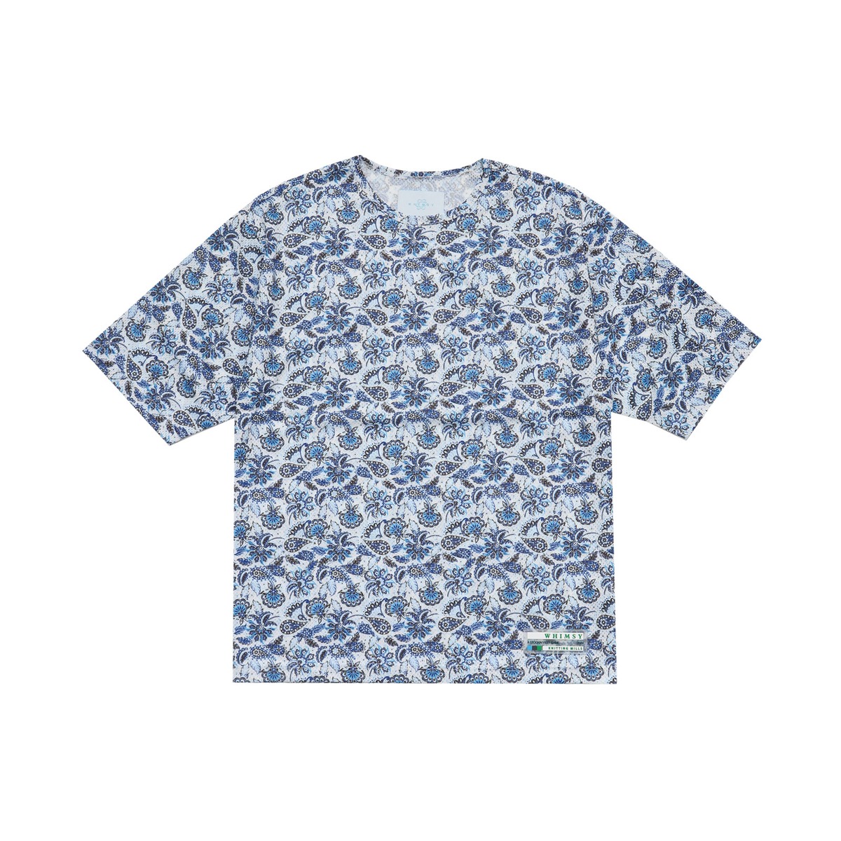 WHIMSY / PAISLEY MESH TEE / WHITE | LATITUDE
