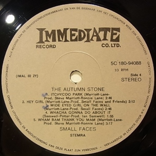 【LP】SMALL FACES/Autumn Stone | SORC 中古アナログレコード専門店