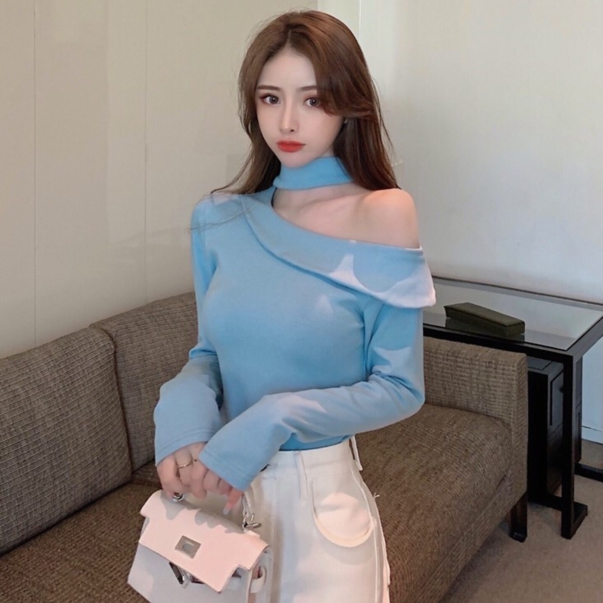 3色 ワンショルダー Top | PLASTIC BUNNY