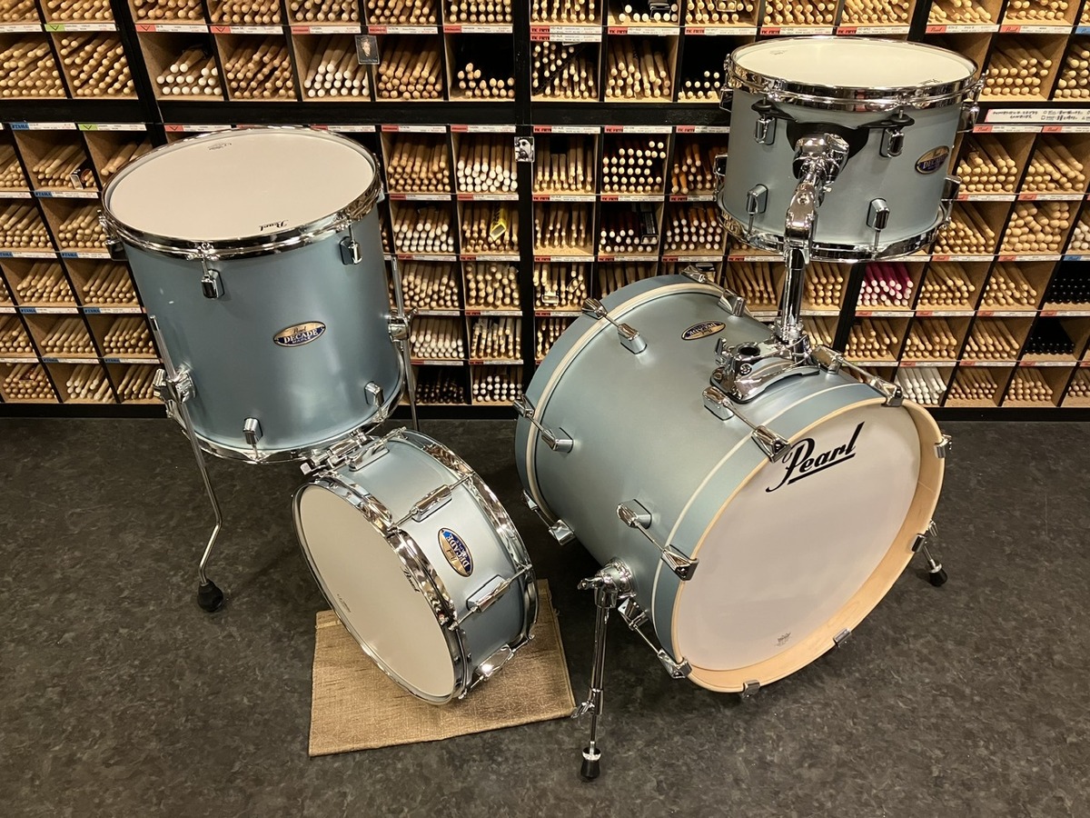Pearl ディケイド メイプル BOP クラブキット 18BD 12TT 14FT 14SD DMP984P/C # 208 Blue ...