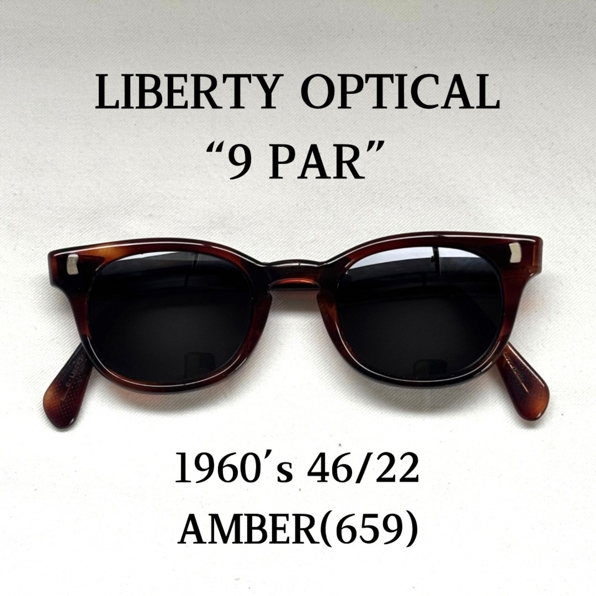 60s Liberty Optical 9 PAR 46/22 サングラス ビンテージ メガネ | UC TRADING