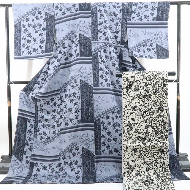 新品 3点セット 斉藤上太郎 落款 着物 仕付け糸付“懐かしくも 新品 3点セット 斉藤上太郎 落款 着物 仕付け糸付“懐かしくも