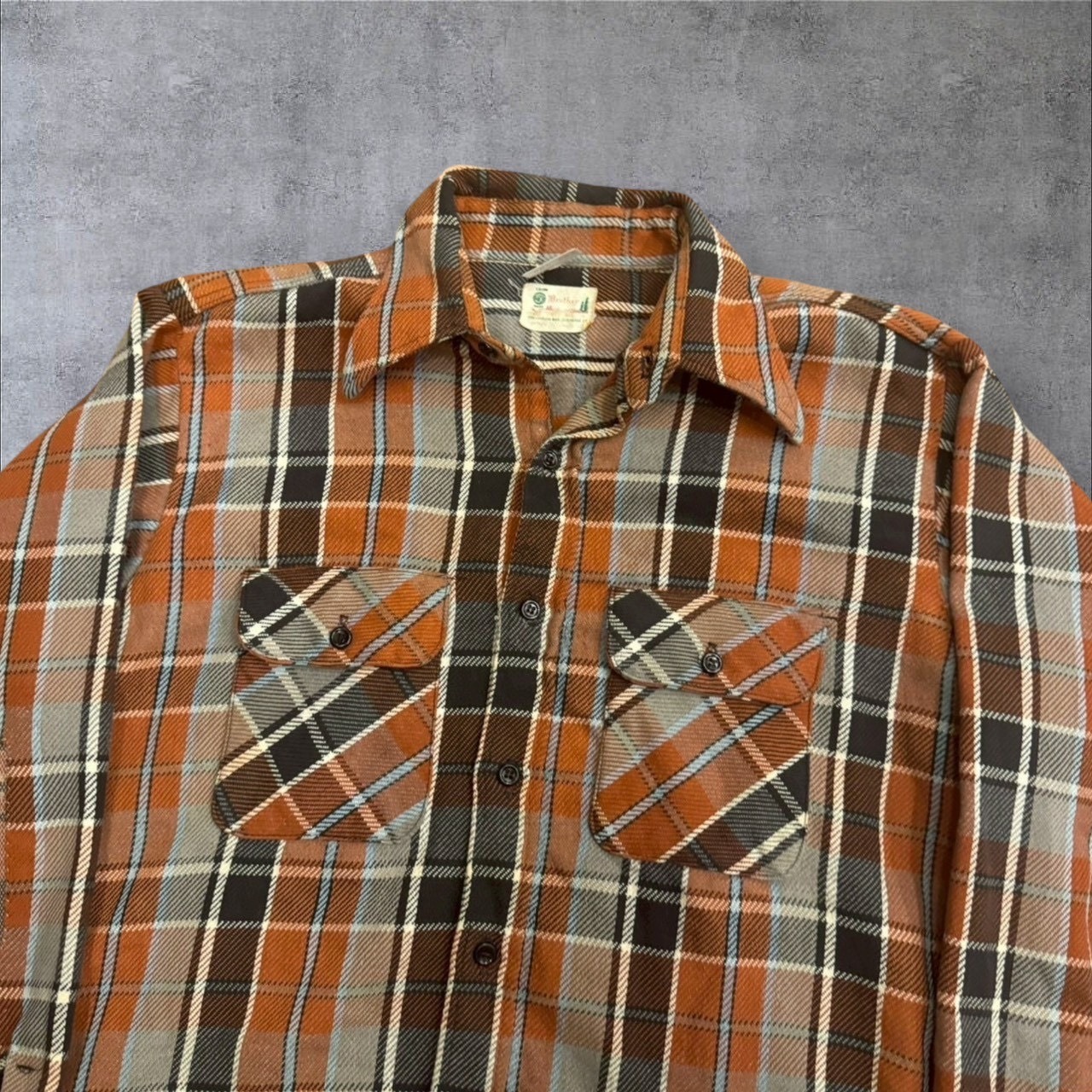 【グッドリペア 】~70’s Five Brother Heavy Flannel Shirt | spike osu