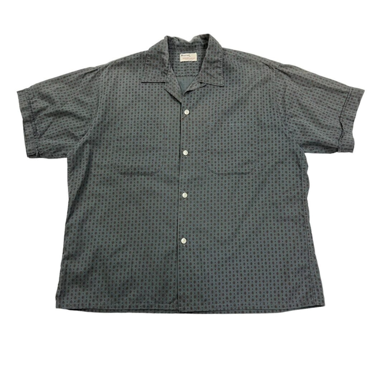 60s "Truval" Short Sleeve Open Collar Shirts | Pigsty Amemura