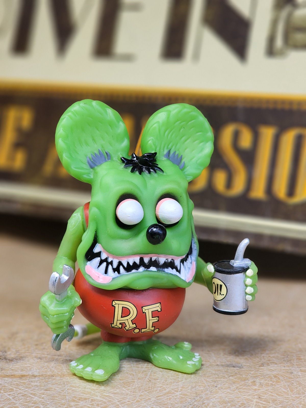 【B126】POP! ICONS VINYL FIGURE RAT FINK GREEN 【FUNKO】ラットフィンク | 雑貨株式会社