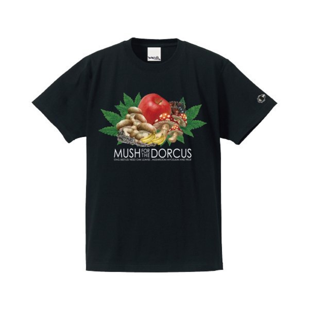 MUSH FOR THE DORCUS T-SHIRTS[BLACK5.6oz] | PANTOGRAPH STORE